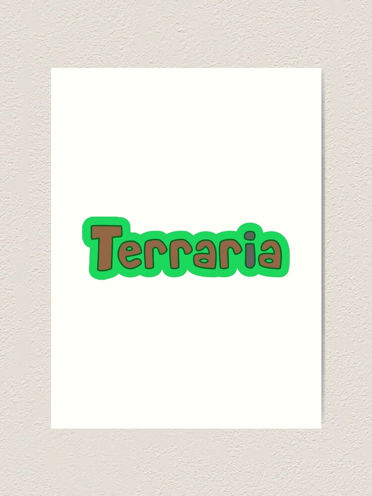 "Terraria Merch Terraria Logo" Art Print for Sale by RayessAya | Redbubble