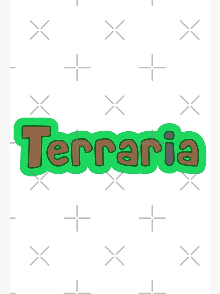 "Terraria Merch Terraria Logo" Poster for Sale by RayessAya | Redbubble