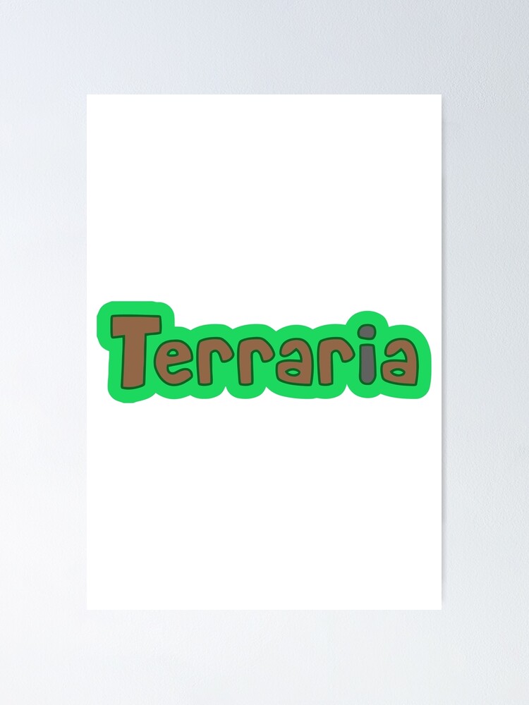 "Terraria Merch Terraria Logo" Poster for Sale by RayessAya | Redbubble
