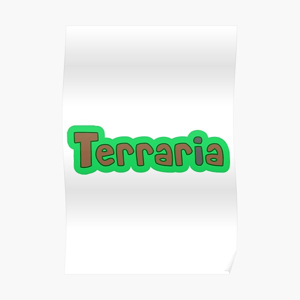 "Terraria Merch Terraria Logo" Poster for Sale by RayessAya | Redbubble