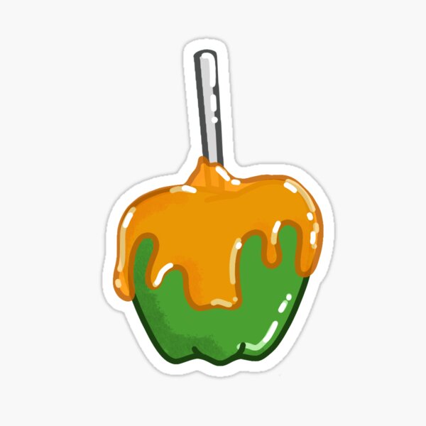 "Caramel Apple" Sticker for Sale by hercreativemind | Redbubble