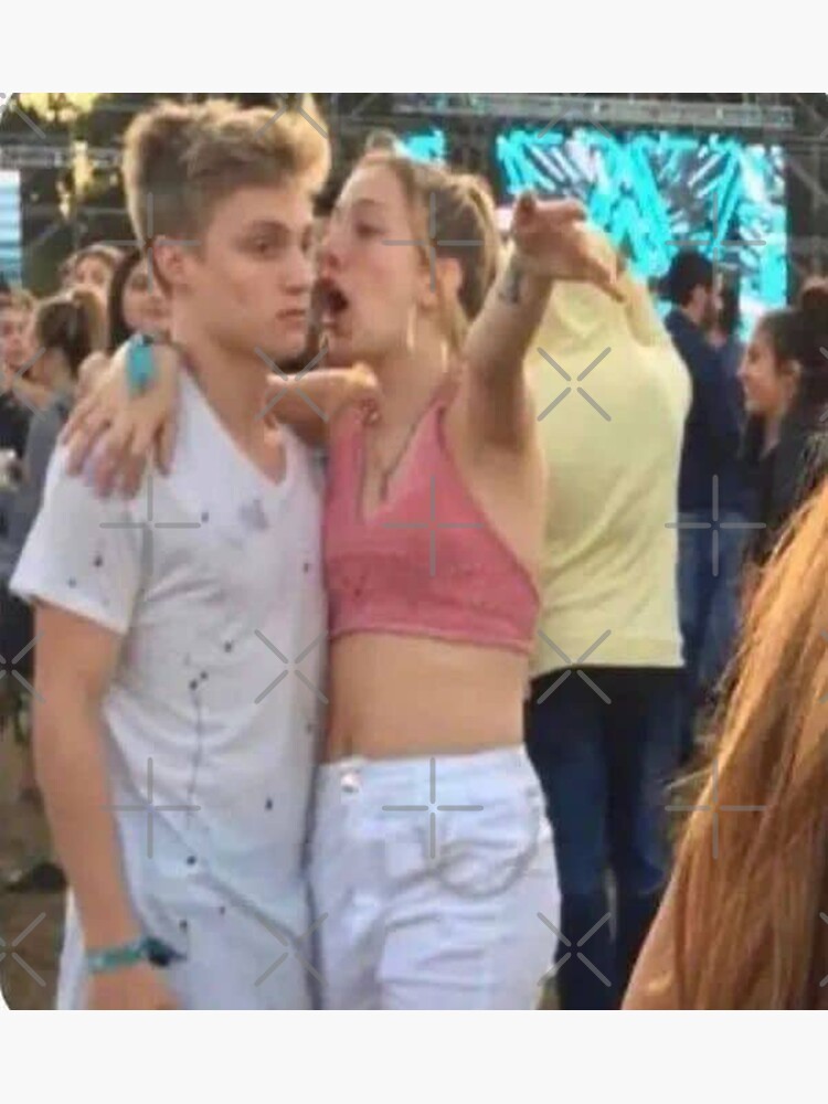  Girl Explaining Meme Girl Yelling At Her Boyfriend Meme Sticker For 