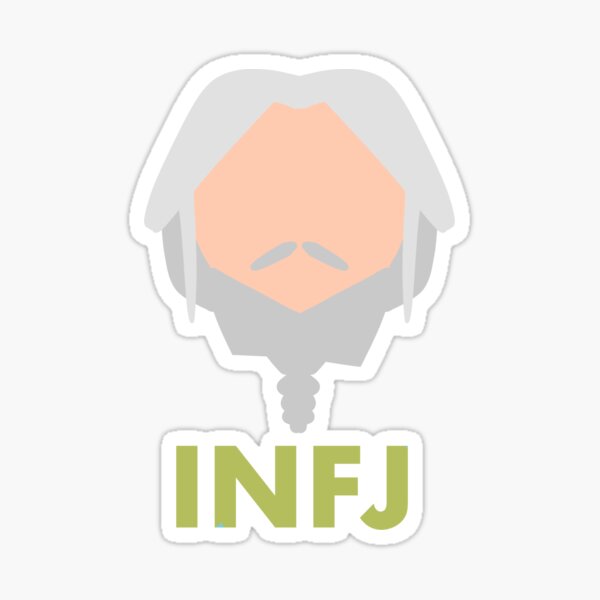 "INFJ - The Wise" Sticker for Sale by Feertower | Redbubble