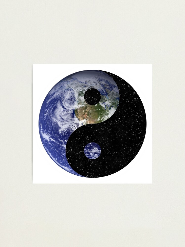 "Yin & Yang: Earth and Space" Photographic Print for Sale by the ...