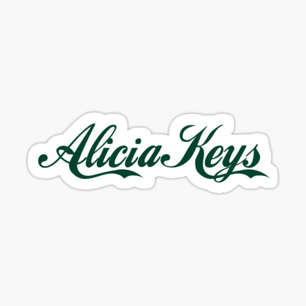 "alicia keys" Sticker for Sale by ghostinworld | Redbubble