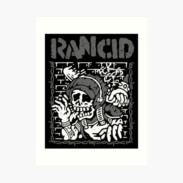 "Rancid - Punk Poster, original illustration for the legendary hardcore ...
