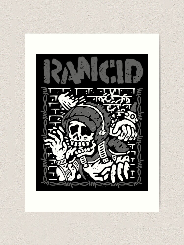 "Rancid - Punk Poster, original illustration for the legendary hardcore ...