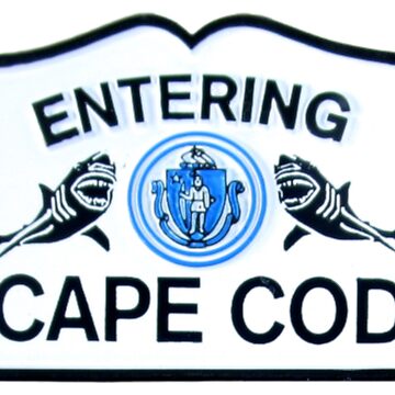 "Entering Cape Cod with Sharks on a Highway Sign - Massachusetts Travel ...
