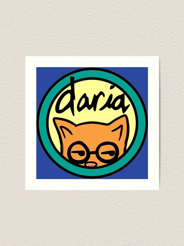"Cat Daria - Logo" Art Print for Sale by Feertower | Redbubble