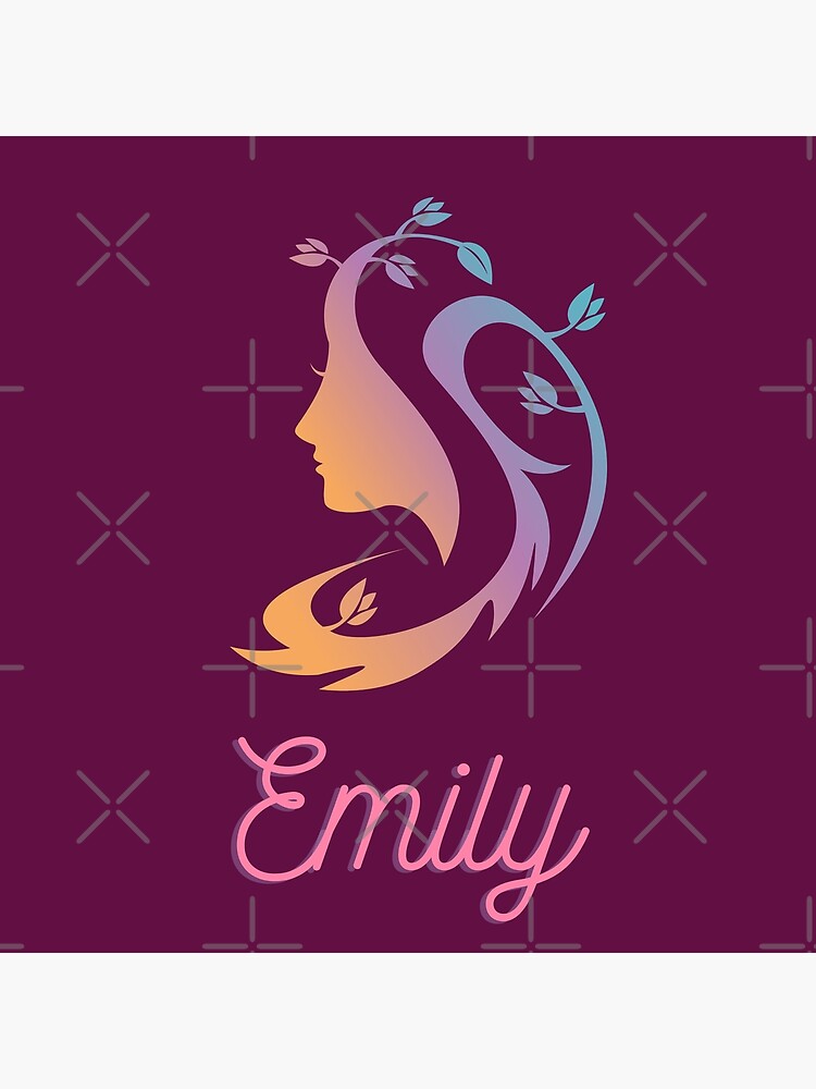 "Emily Name Epic Feminine Woman, Girl, Lady, Birthday, Celebration ...
