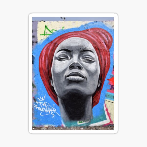 "Graffiti Portrait of BIPOC by Eme Freethinker am Mauerpark in Berlin ...