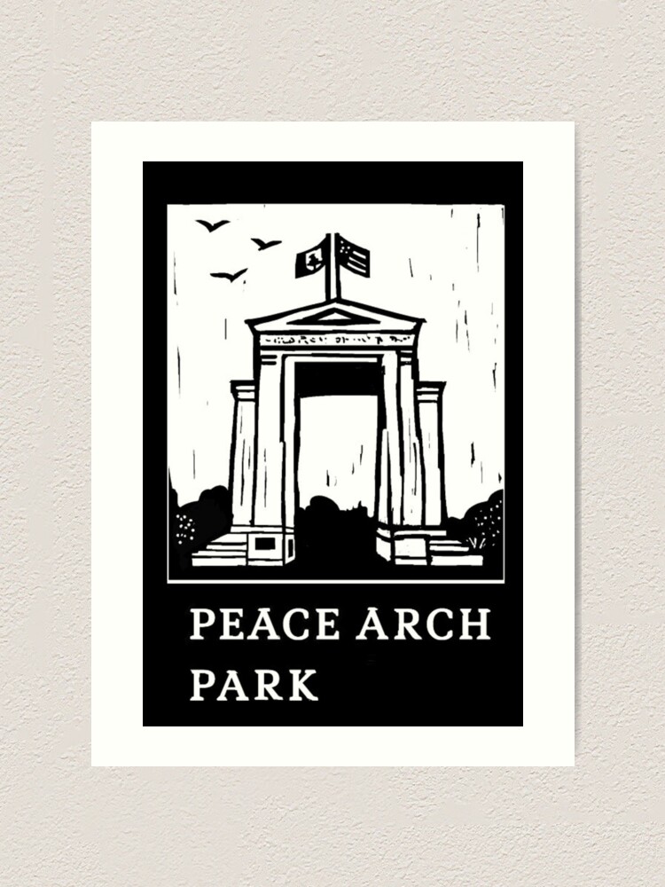 "Peace Arch State Park" Art Print for Sale by alepekaarts | Redbubble