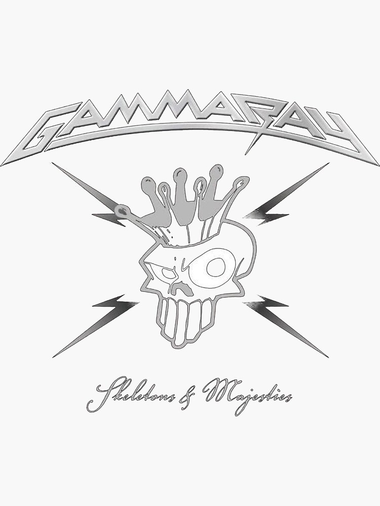 "GAMMA RAY BAND" Sticker for Sale by Zitaoldner | Redbubble
