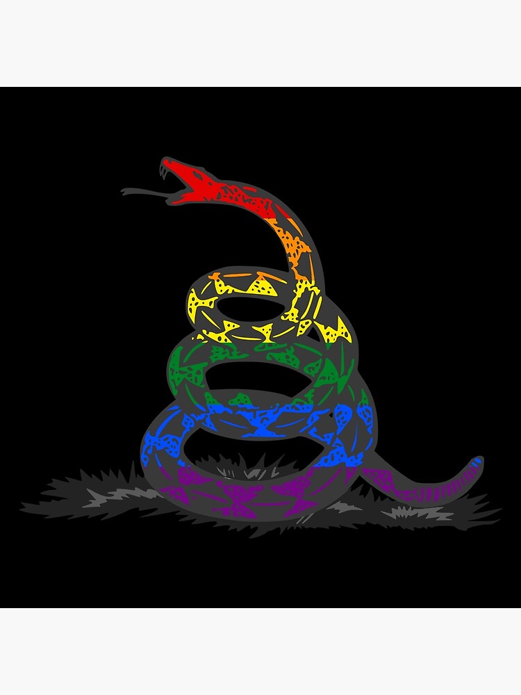 "Don't Tread On Me - Gadsden Flag Snake - Pride" Poster for Sale by ...