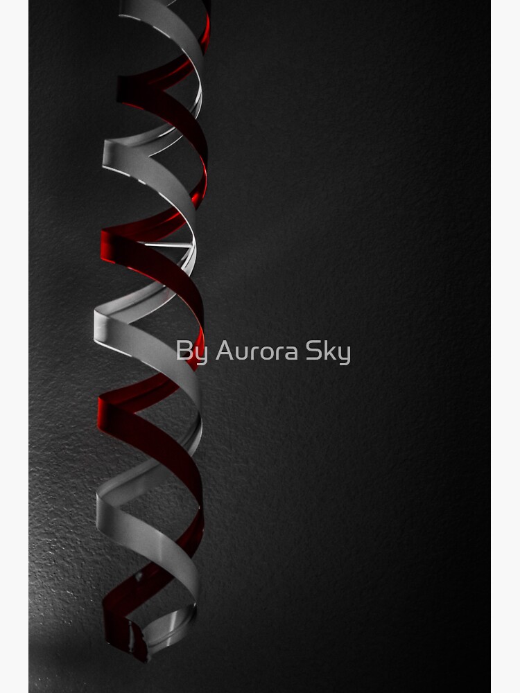 "The Double Helix" Sticker for Sale by TheAlienAurora | Redbubble