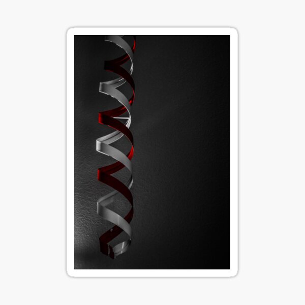 "The Double Helix" Sticker for Sale by TheAlienAurora | Redbubble