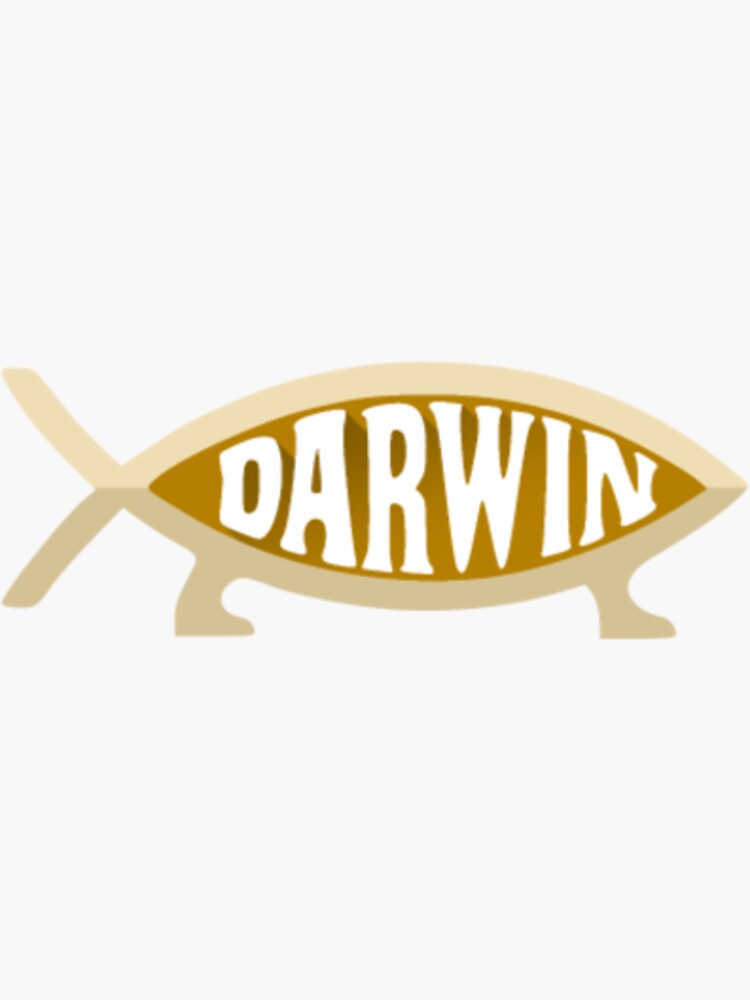 "Darwin Fish" Sticker for Sale by SoSuck | Redbubble