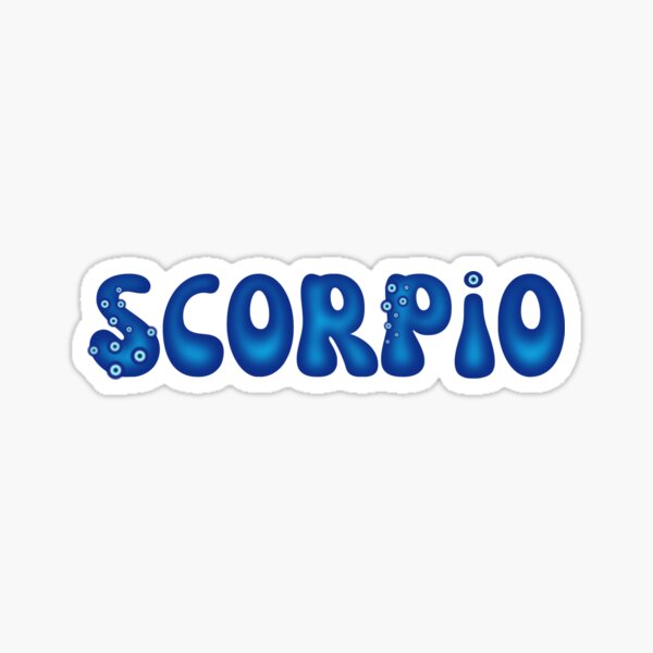"Scorpio Evil Eye" Sticker for Sale by zzodiacdesignss | Redbubble