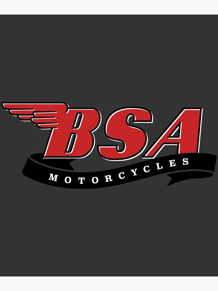 "Classic BSA Motorcycles Logo" Poster for Sale by Guerra570714 | Redbubble
