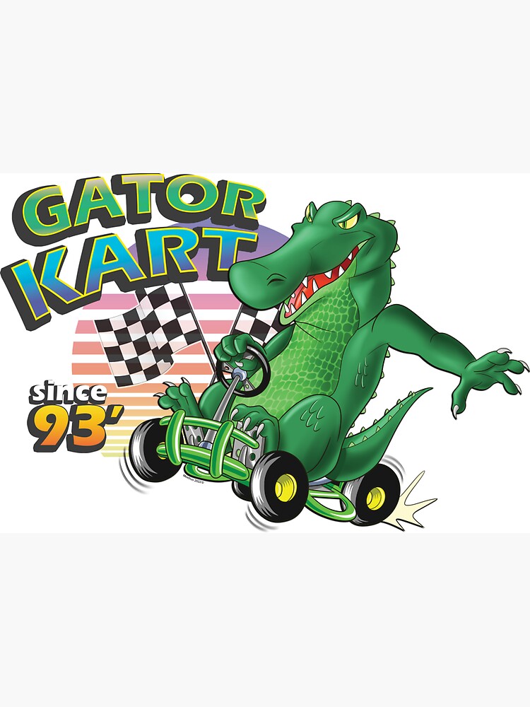 "Gator Go Kart" Magnet for Sale by Meethus | Redbubble