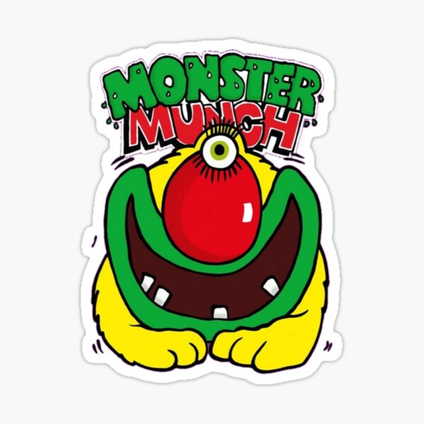 "Monster Munch PICKLED ONION " Sticker for Sale by MalteRappd | Redbubble