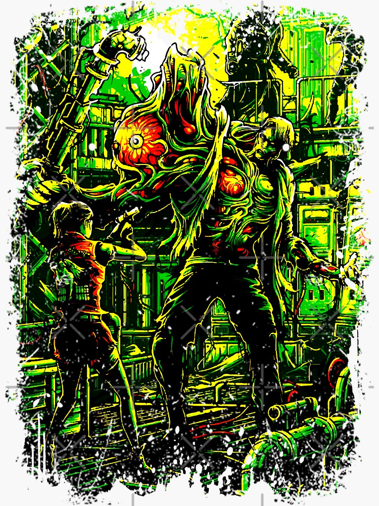 "Resident Evil Merch" Sticker for Sale by xxXVintageXxx | Redbubble