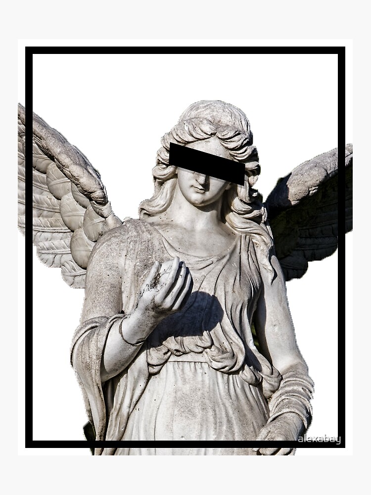 "Aesthetic Minimalist Angel Design" Sticker by alexabay | Redbubble