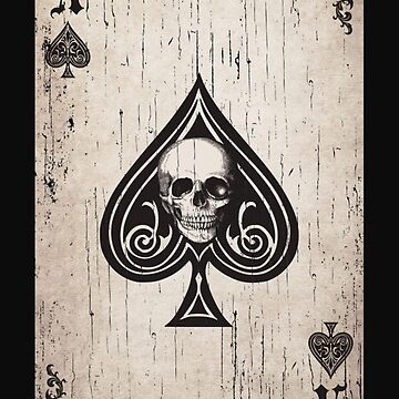 "Ace of Spades Death Card " Sticker for Sale by keatonsEET | Redbubble
