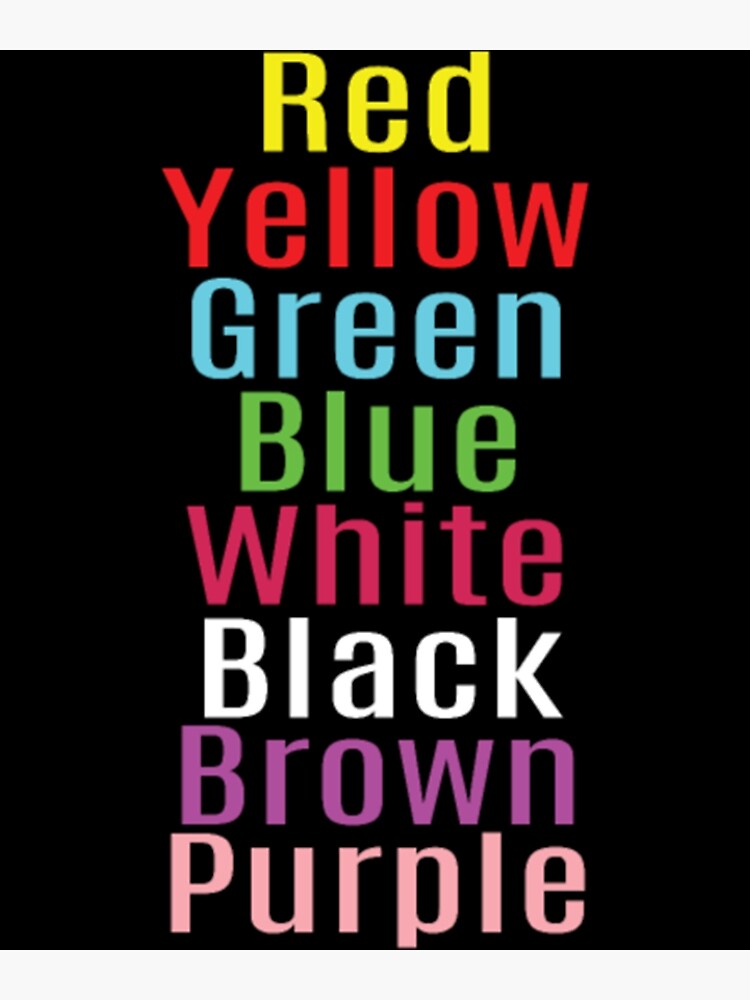 "Eye test color test shirt" Poster for Sale by JurrienKlaassen | Redbubble
