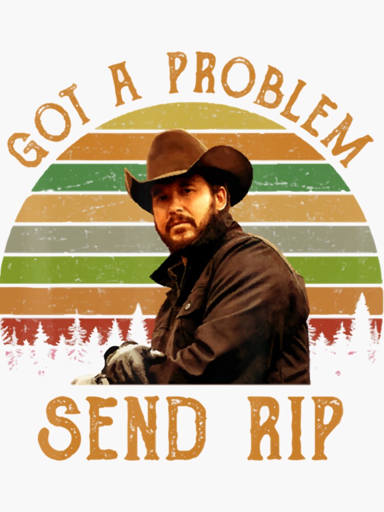 Pegatina «Divertido Tengo un problema para enviar la serie Rip ...