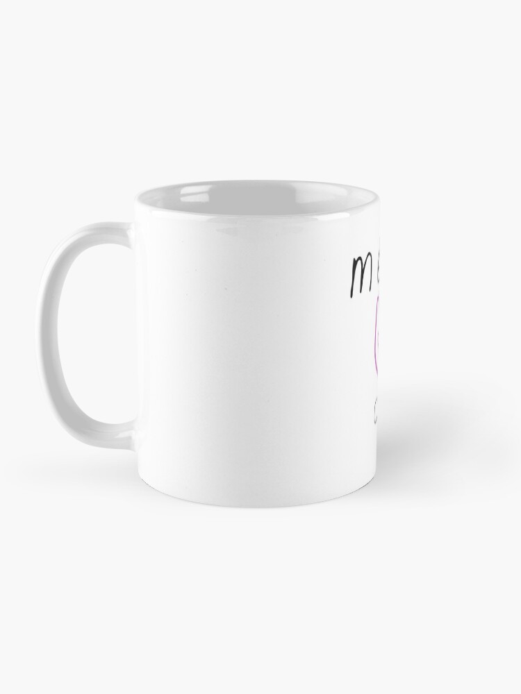 Taza de café «gato maullido, gato rosa, gato de dibujos animados rosa ...