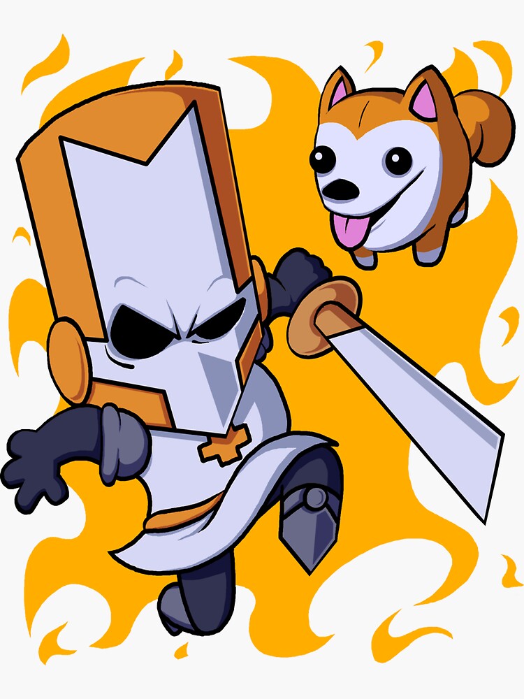 "Orange Knight" Sticker for Sale by HogoBrogh | Redbubble