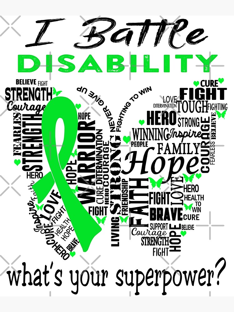 "Disability Warrior - I Battle Disability Was ist Ihre Superkraft ...