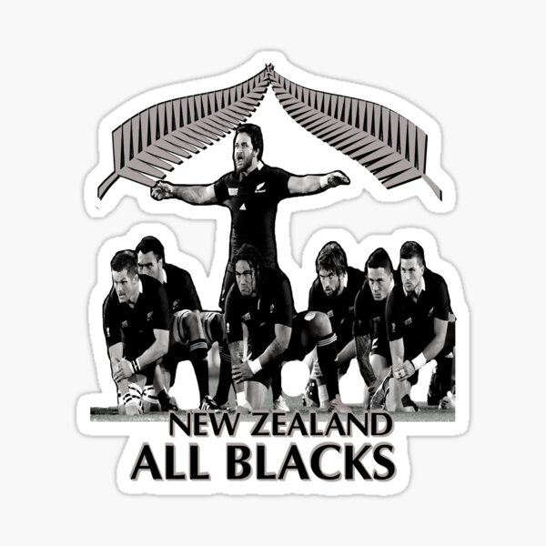 "Rugby NEW ZEALAND ALL BLACKS SUPERSTAR" Sticker for Sale by ...