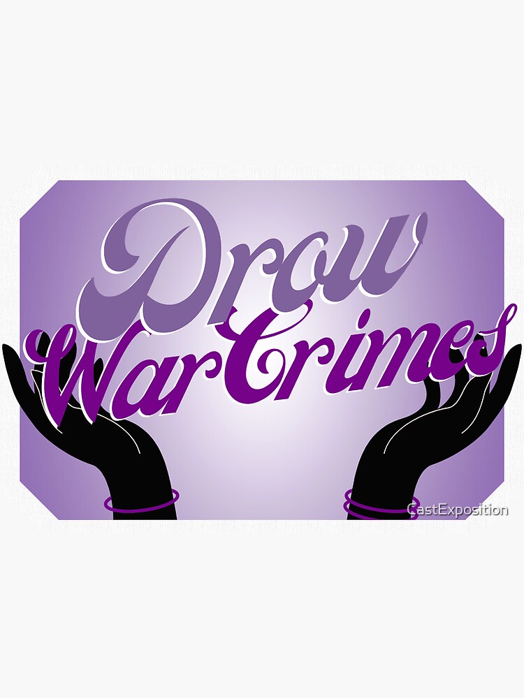 "Drow War Crimes" Sticker for Sale by CastExposition | Redbubble