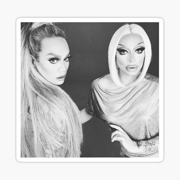 "Raja & Raven // RuPaul's Drag Race" Sticker for Sale by sublimemess ...