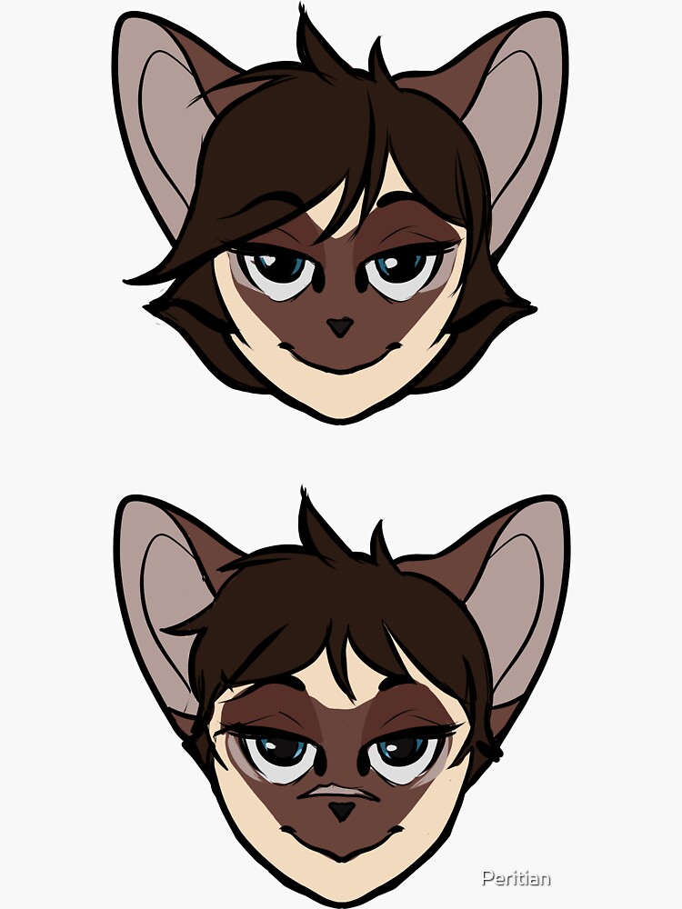 "Sticker Duo" Sticker by Peritian | Redbubble