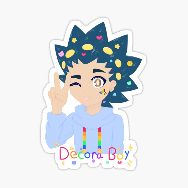 "Decora Boy Valt Aoi" Sticker for Sale by DecoraGuroKawa | Redbubble