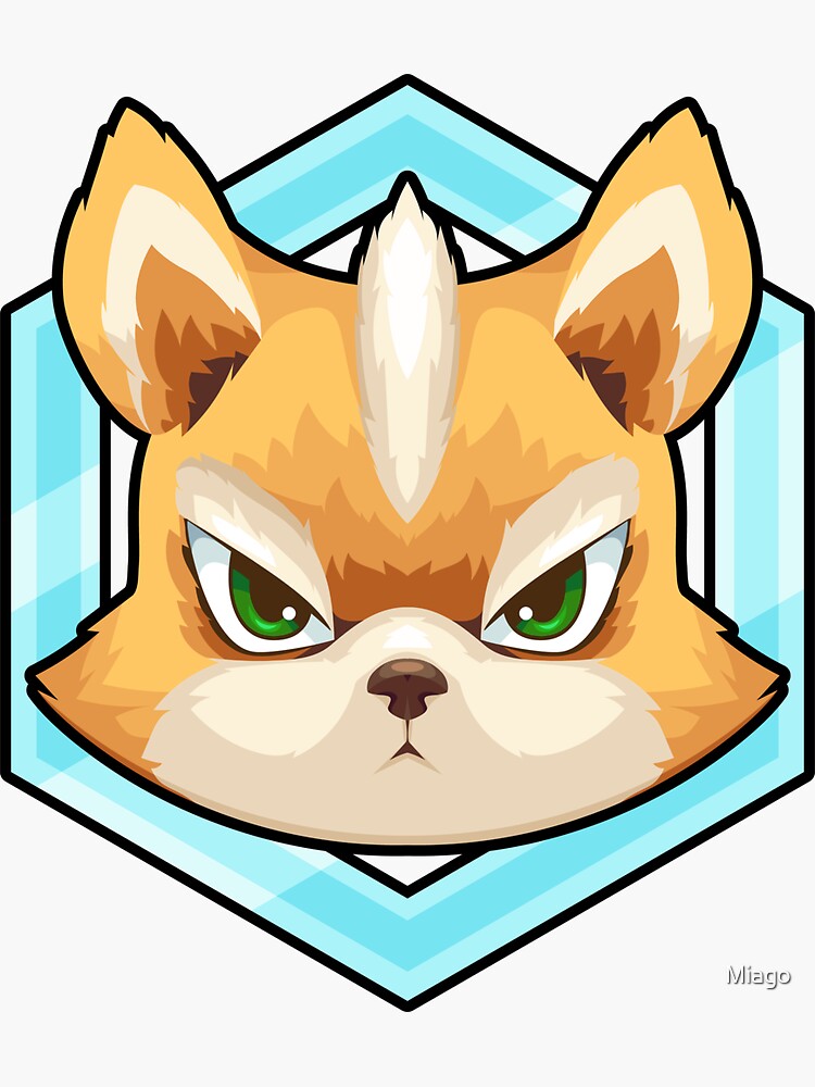 "StarFox" Sticker by Miago | Redbubble