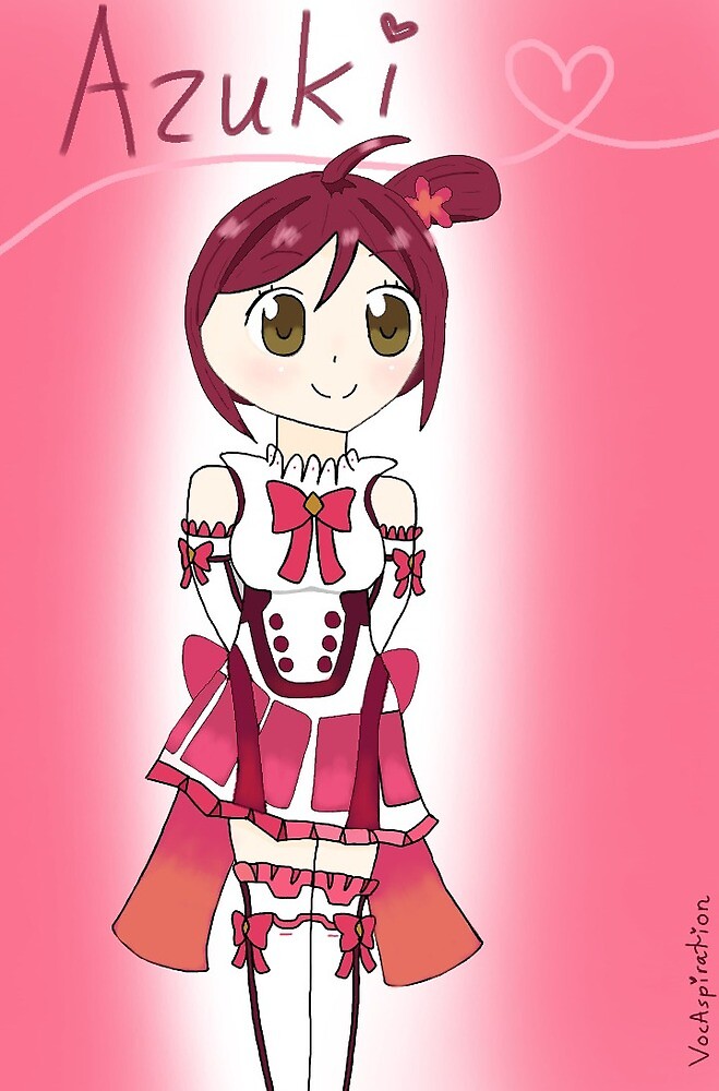 "Masaoka Azuki V4 Artwork" by VocAspiration | Redbubble