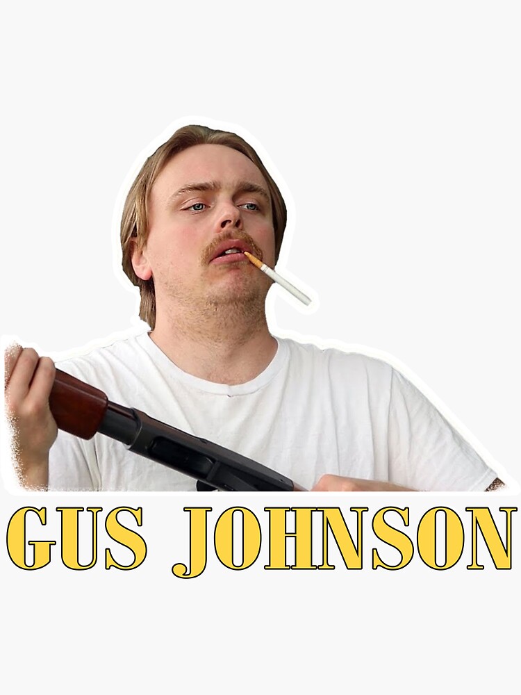 "gus johnson classic" Sticker for Sale by WILLIAMS63 | Redbubble
