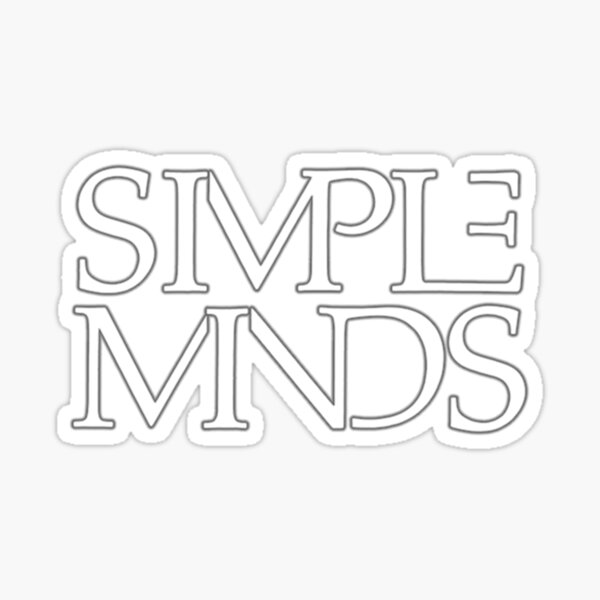 "Simple minds LOGO COVER Classic " Sticker for Sale by BurleyHagenes ...