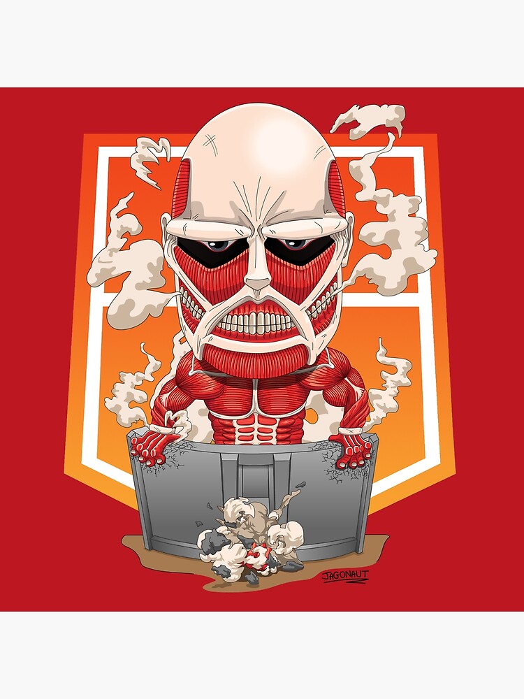 "Titan Colossal Chibi" Art Print for Sale by Jagonaut | Redbubble