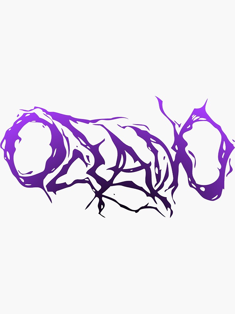 "oceano deathcore band logo" Sticker by PaulaMurphy12 | Redbubble