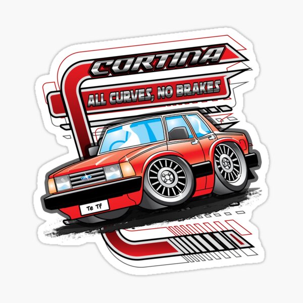 "Cortina Te-Tf" Sticker for Sale by Fordcortina | Redbubble