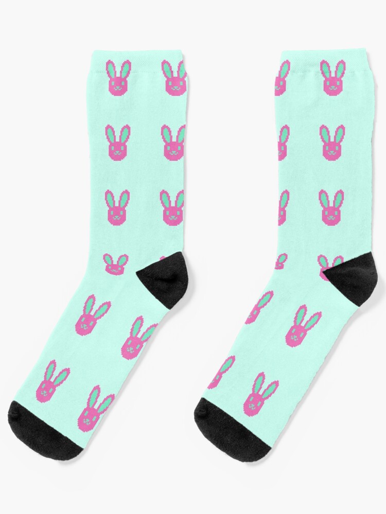 "D.Va 8-bit Bunny" Socks for Sale by sspaced-outt | Redbubble