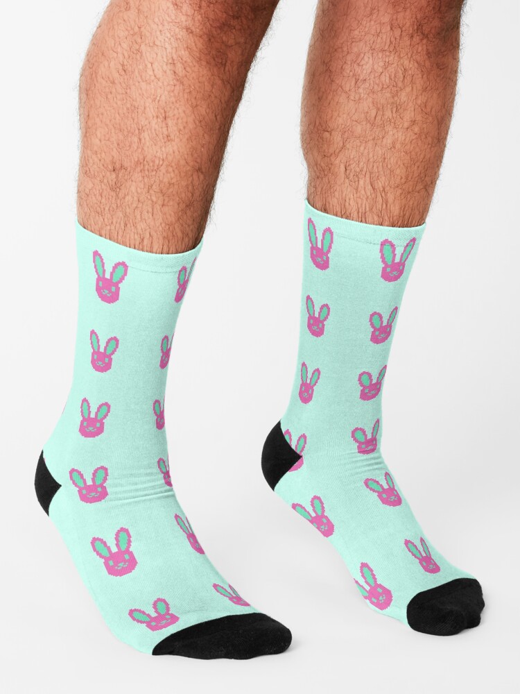 "D.Va 8-bit Bunny" Socks for Sale by sspaced-outt | Redbubble