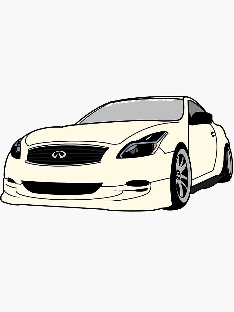 "G37 - symetrycal" Sticker for Sale by 4theloveofHonda | Redbubble