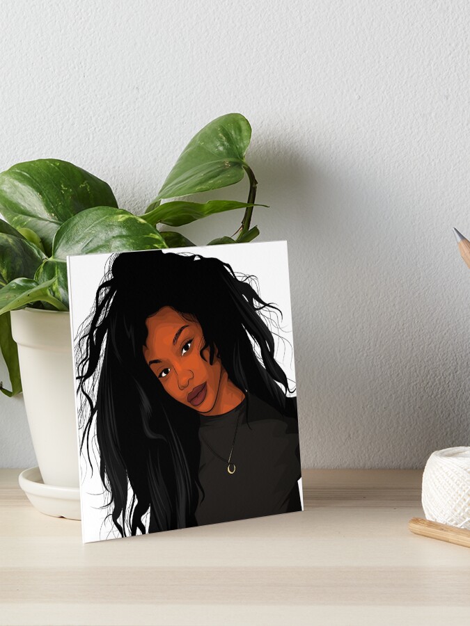 "SZA" Art Board Print for Sale by Anjola agosu | Redbubble