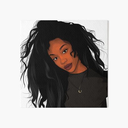 "SZA" Art Board Print for Sale by Anjola agosu | Redbubble